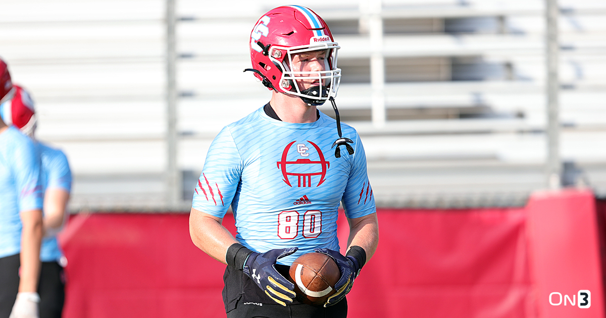 2024 4-star TE Jack Larsen is committed to Notre Dame, and he ...