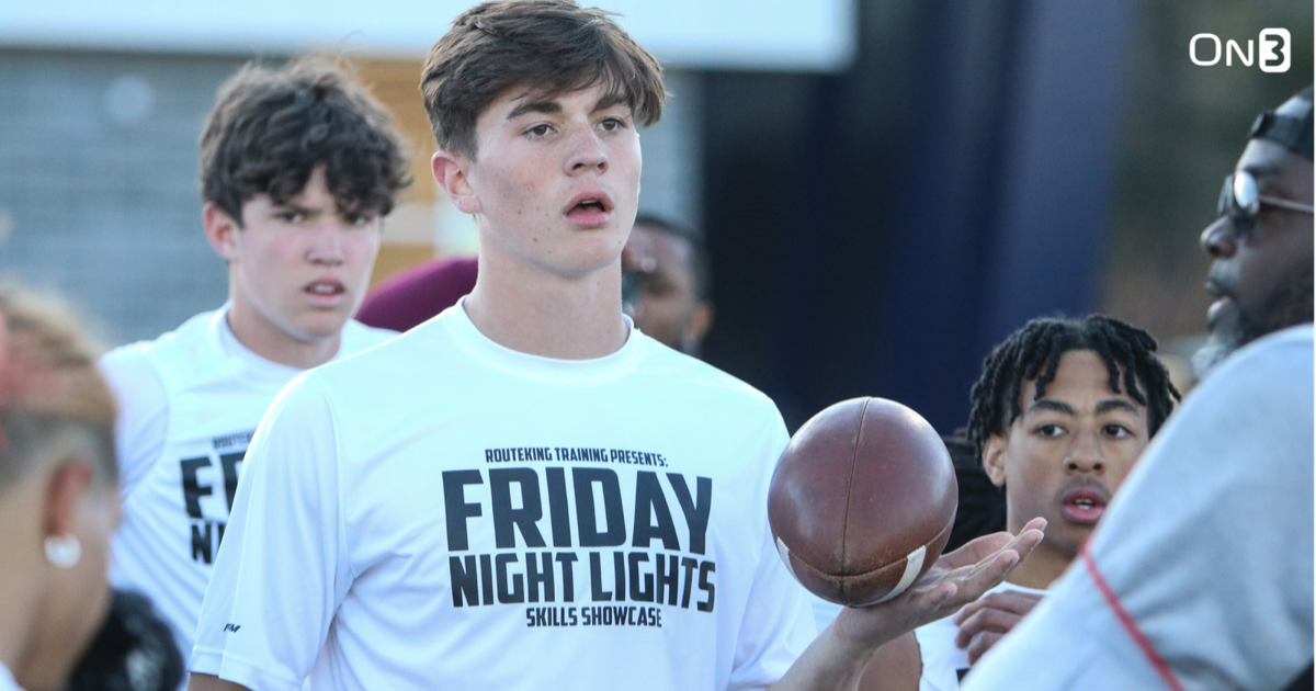 2024 QB Judd Anderson enjoys the Georgia experience Saturday
