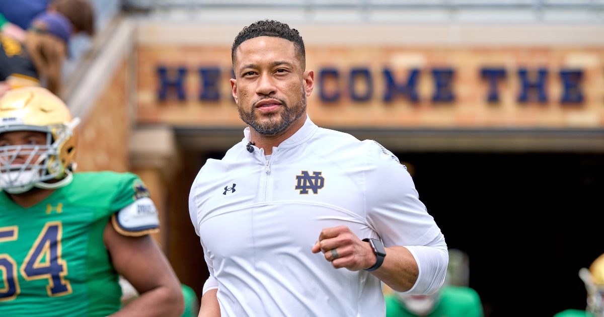 Marcus Freeman on leading team out of tunnel at Notre Dame: It gives me ...