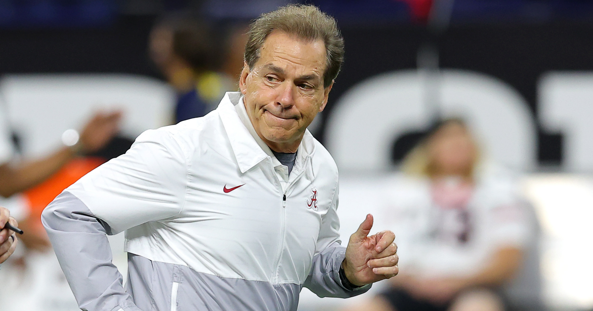 LOOK: Alabama trolls Arkansas with Game Win Poster - On3