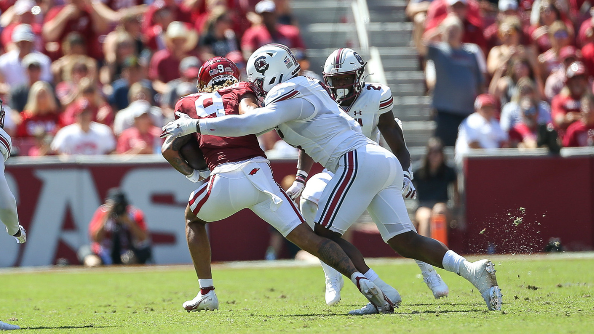South Carolina run defense falters in loss to Arkansas - On3