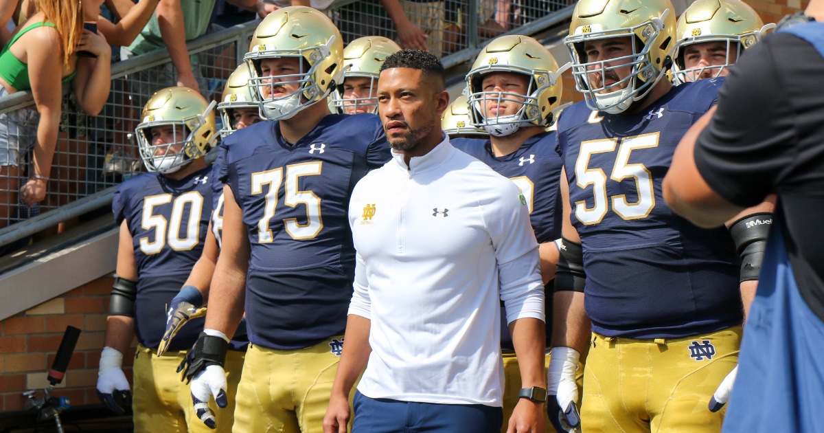 Notre Dame football: Depth chart for California game released