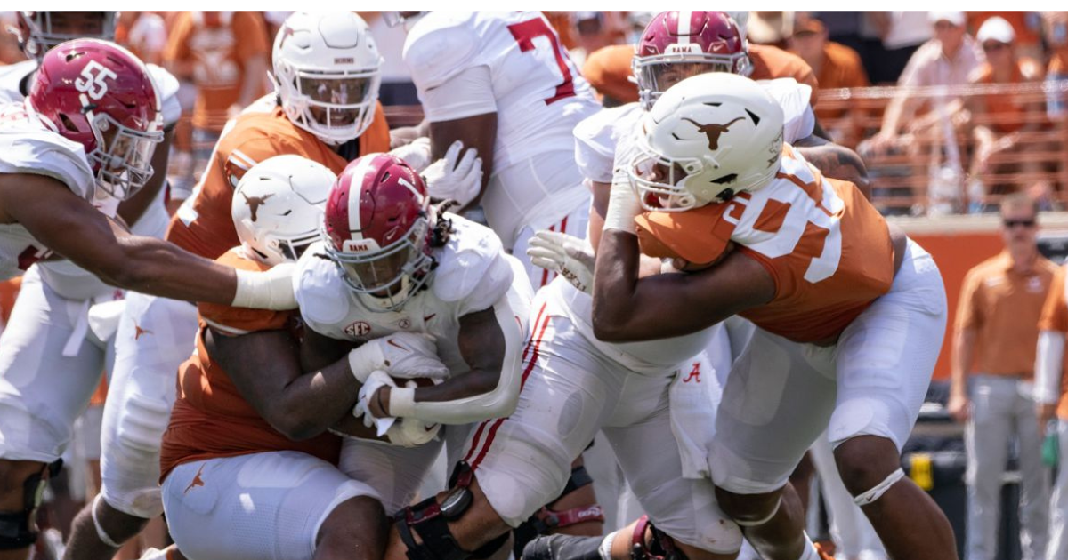 Film room: The Texas defensive line showed out versus Alabama - On3