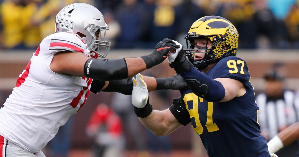 Aidan Hutchinson discusses whether he hates Ohio State, if he can be ...