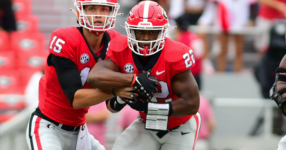 Georgia RB Branson Robinson showing 'promise'