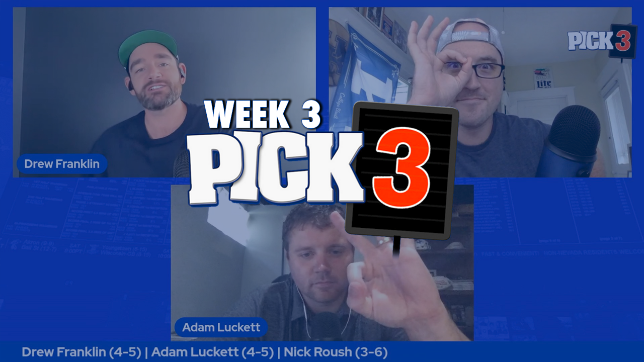 KSR's "Pick 3" has Week 3 picks against the spread in college football ...
