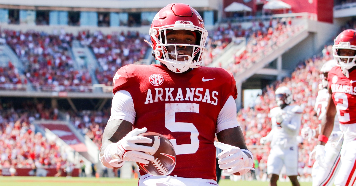 Sam Pittman provides hopeful update on Raheim 'Rocket' Sanders ...