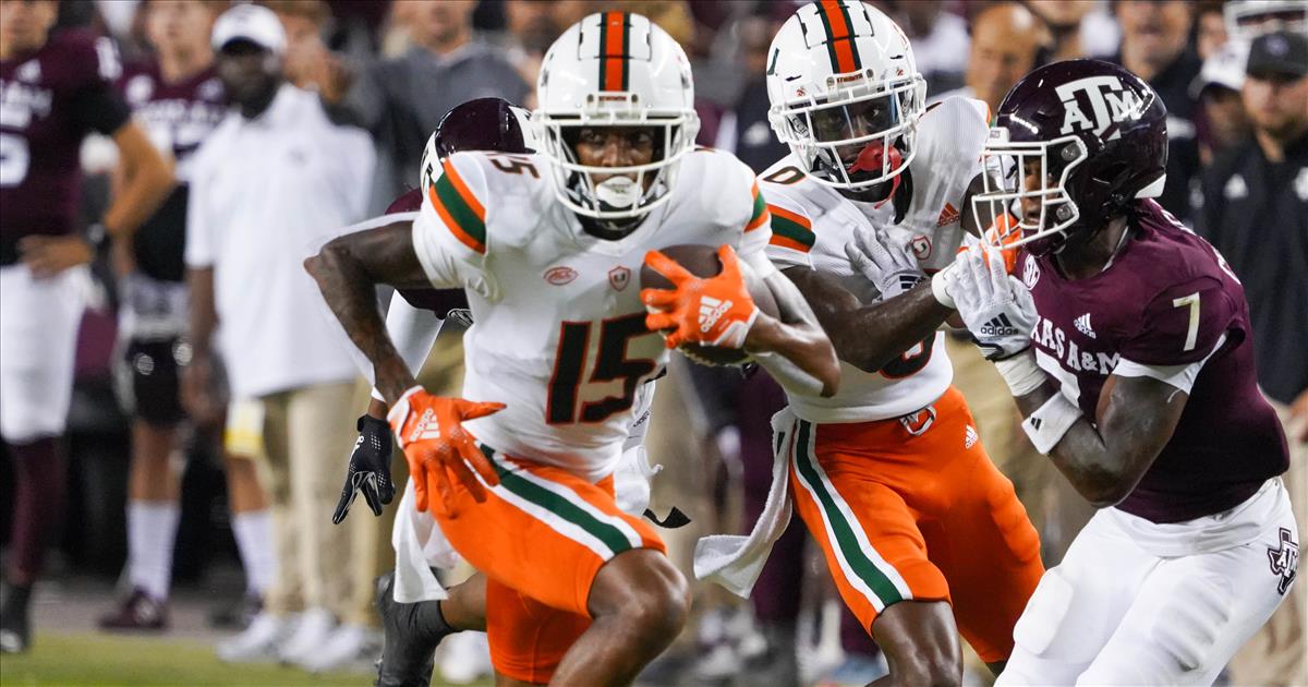 Miami WR Jacolby George enjoying a breakout spring