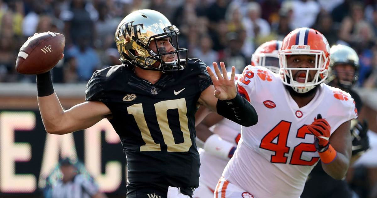 Notre Dame hosting former Wake Forest QB Sam Hartman on visit