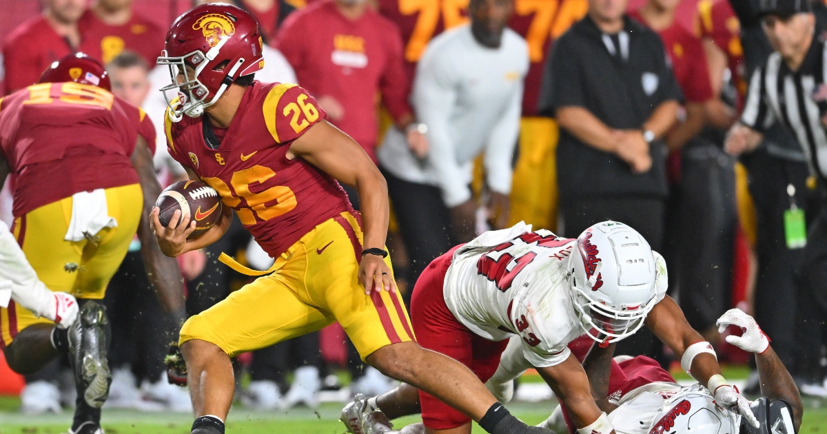 Travis Dye reveals the keys to USC's success in the run game - On3