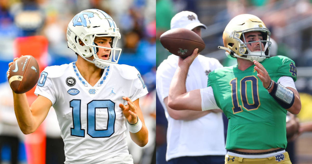 Notre Dame football statistical prop bet analysis vs. North Carolina
