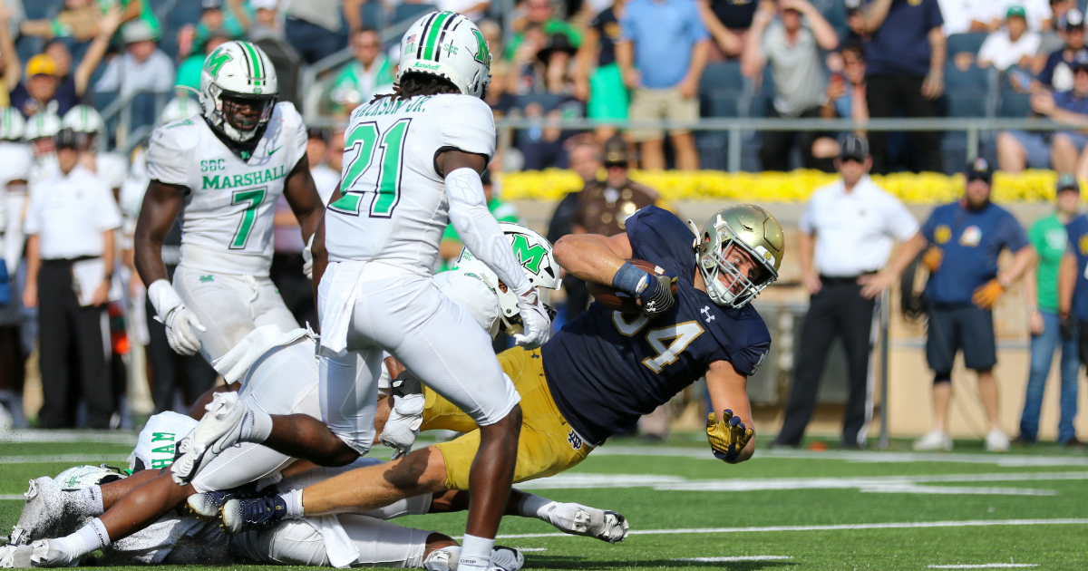 What the Kevin Bauman injury means for the Notre Dame tight end room