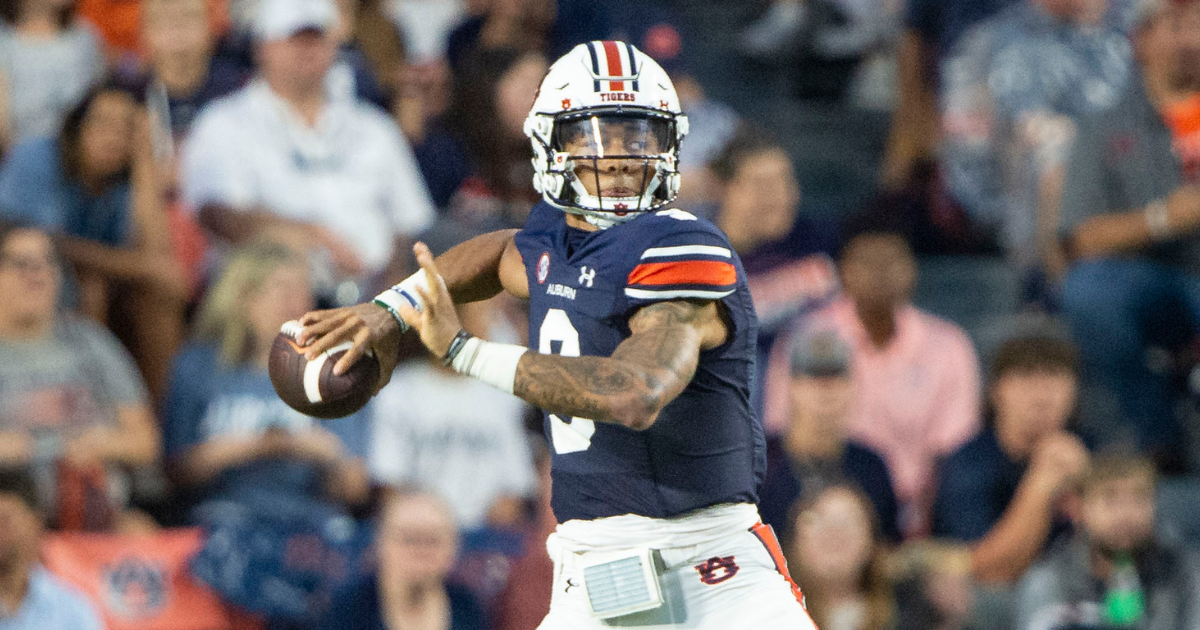 Auburn freshman QB Holden Geriner enters after Robby Ashford suffers injury - On3