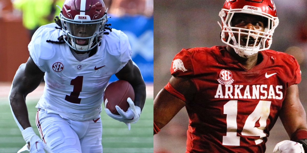 Sam Pittman evaluates Jahmyr Gibbs, Arkansas' own Georgia Tech transfer ...