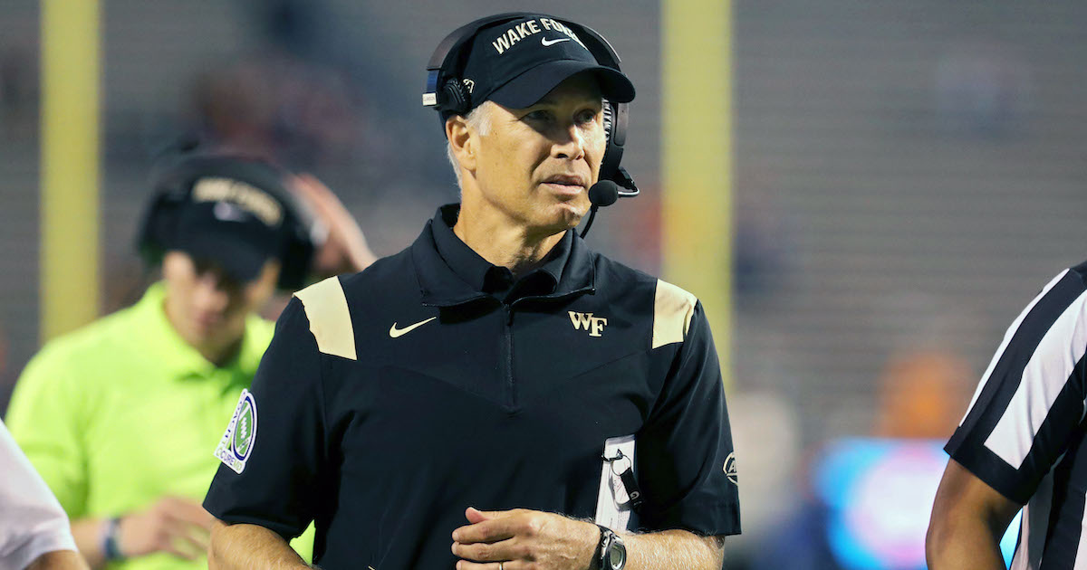 Dave Clawson hopes ACC makes 'the right decision' on Wake Forest ...