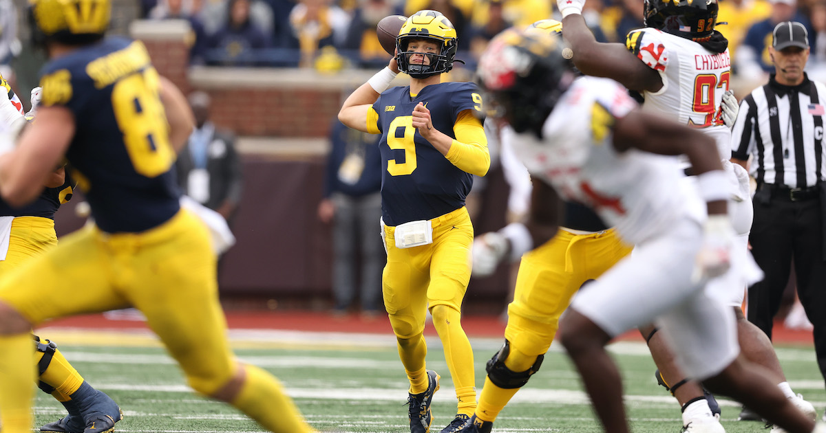 Michigan 'really encouraged' by J.J. McCarthy's first full game