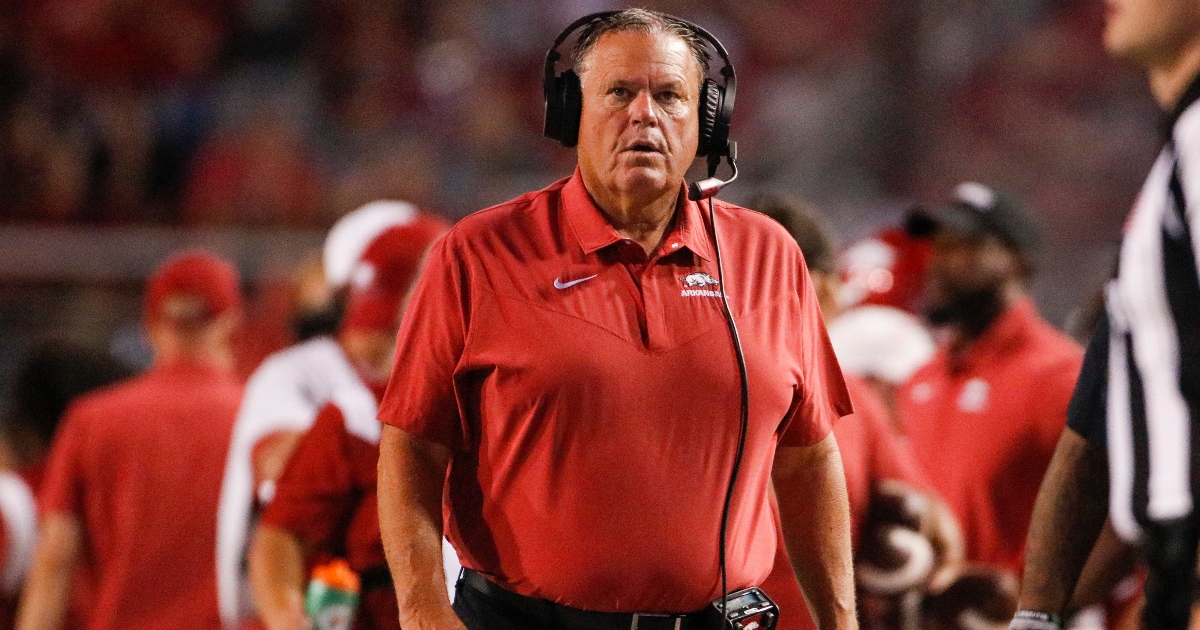 Sam Pittman calls Mississippi State cowbells 'louder than loud' - On3