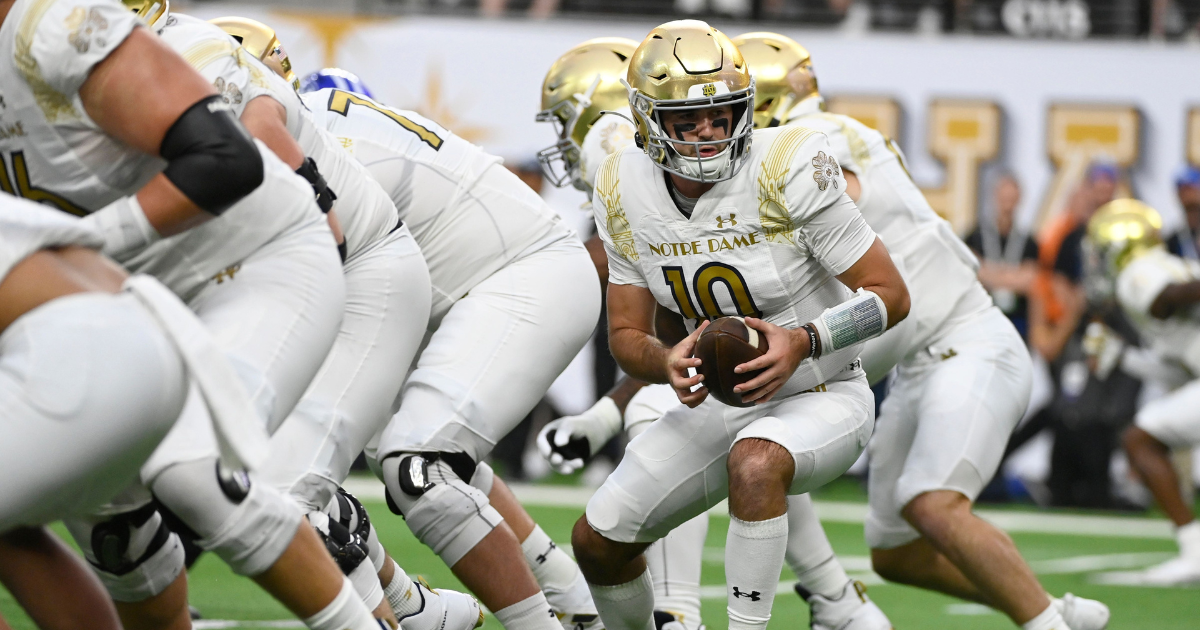 How Drew Pyne continues to prove himself worthy for Notre Dame football