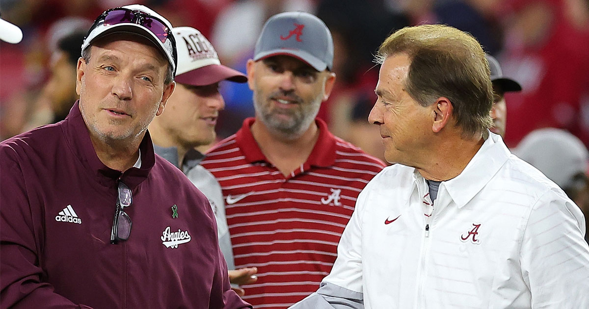 LOOK: Alabama trolls Texas A&M with Game Win Poster - On3