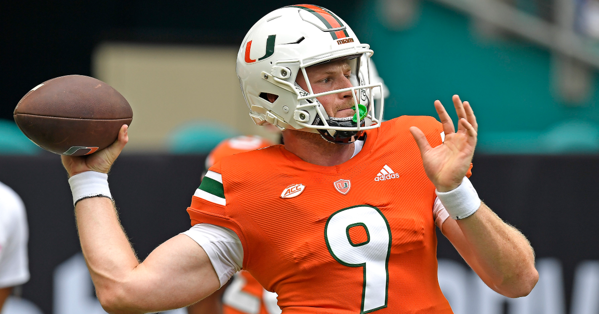 Mario Cristobal: Miami's passing game is starting to click - On3