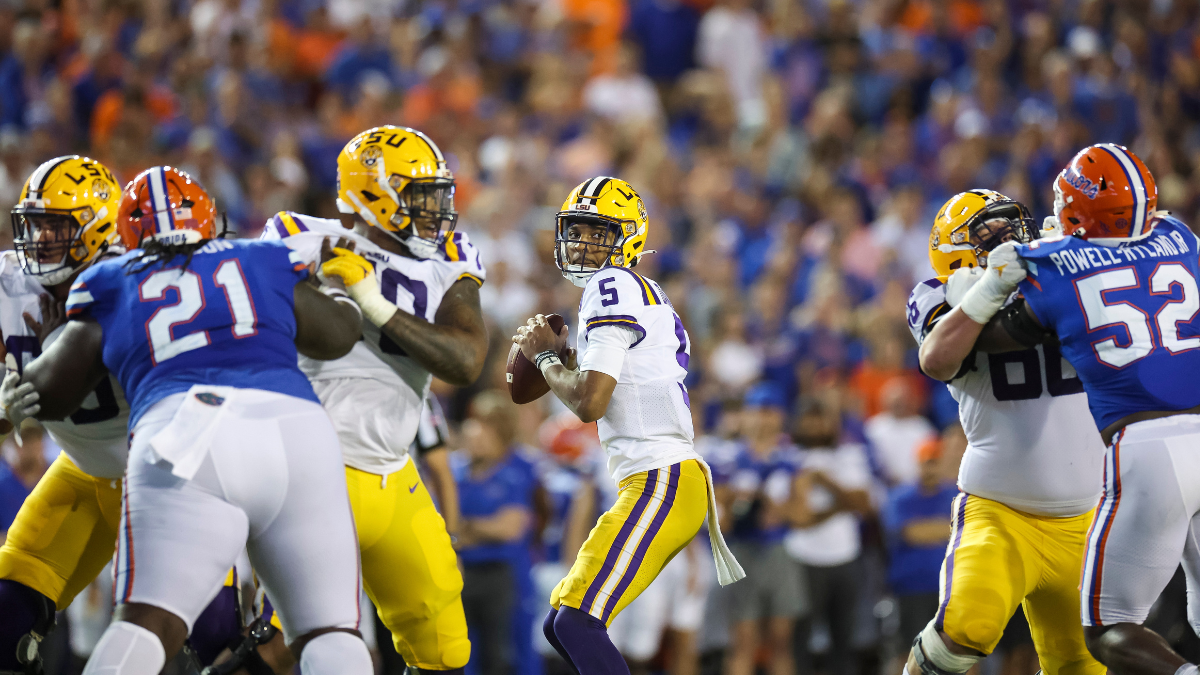 Gators' defense gouged in 45-35 loss to LSU