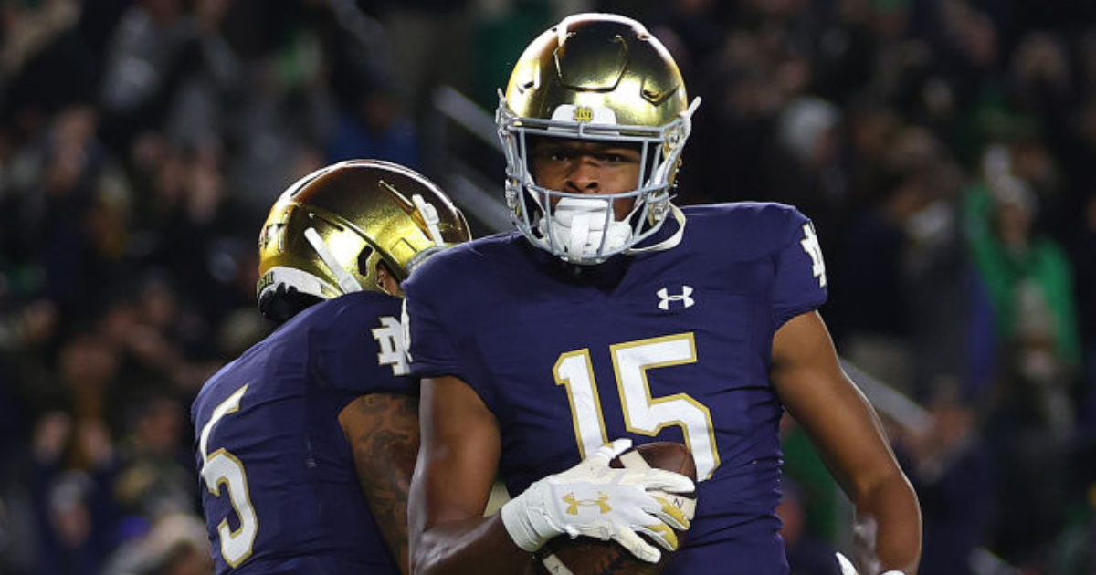 How Notre Dame WR Tobias Merriweather embraced the process