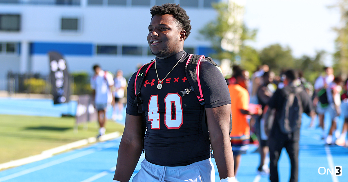 WATCH: David Stone, 2024 5-star DL, visiting Oklahoma - On3