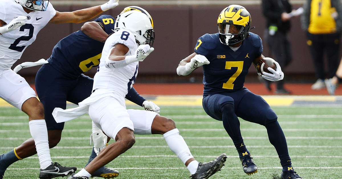 Michigan run-game pivot blows the doors off Penn State defense: Film ...