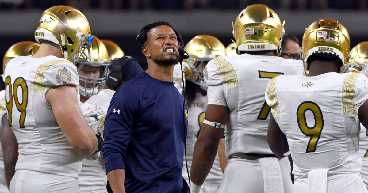 How a Marcus Freeman quote is a cause for concern for Notre Dame football