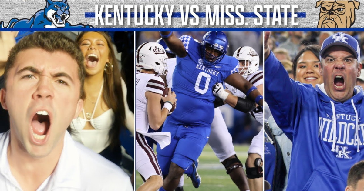 WATCH: Kentucky fans react to the Mississippi State win - On3