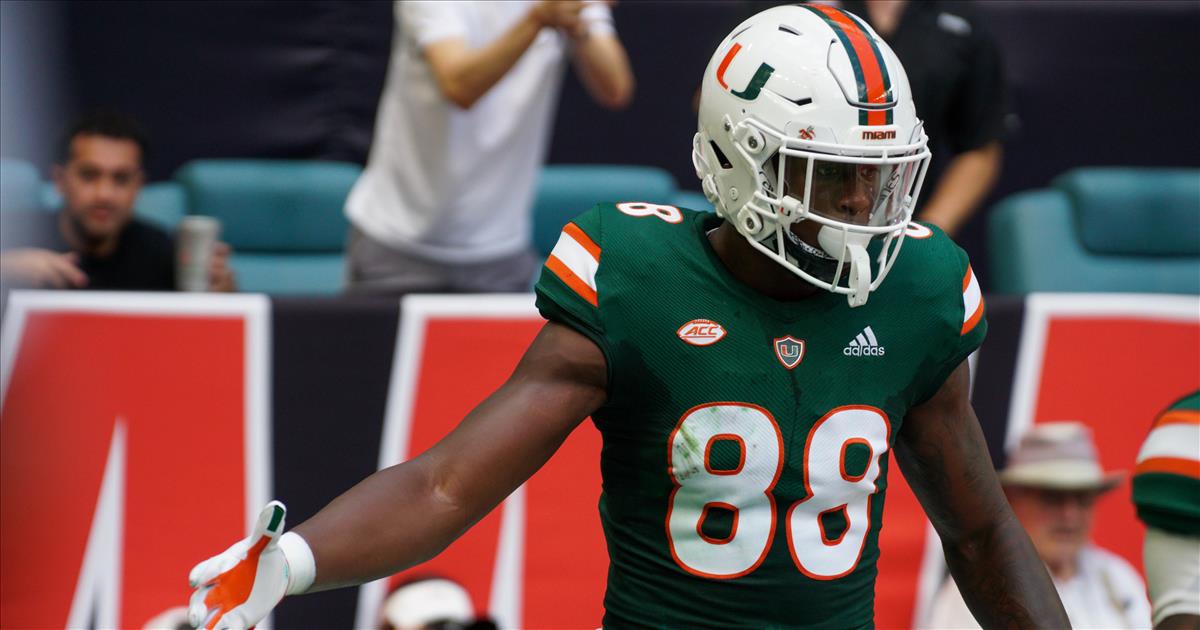 Miami WR Colbie Young making most of his opportunity