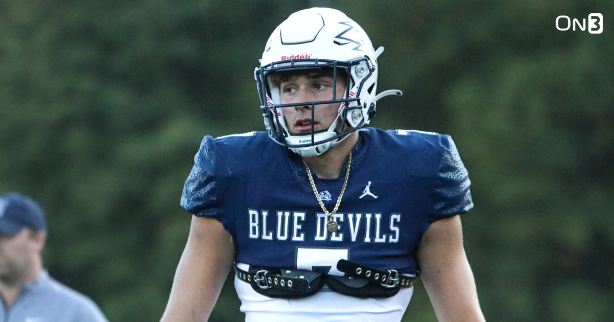 Four-star Georgia TE commit Lawson Luckie following the plan