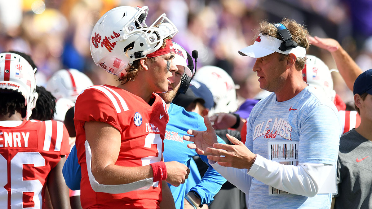Ole Miss' Lane Kiffin, Jaxson Dart on the first loss of the season