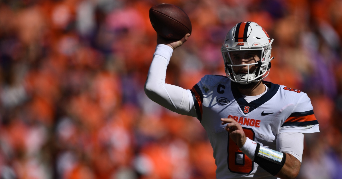 Marcus Freeman calls Syracuse QB Garrett Shrader 'special' - On3