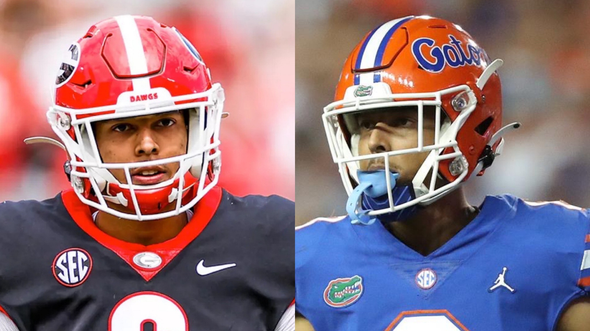 Jalen Kimber playing in his first Florida-Georgia game as a Gator