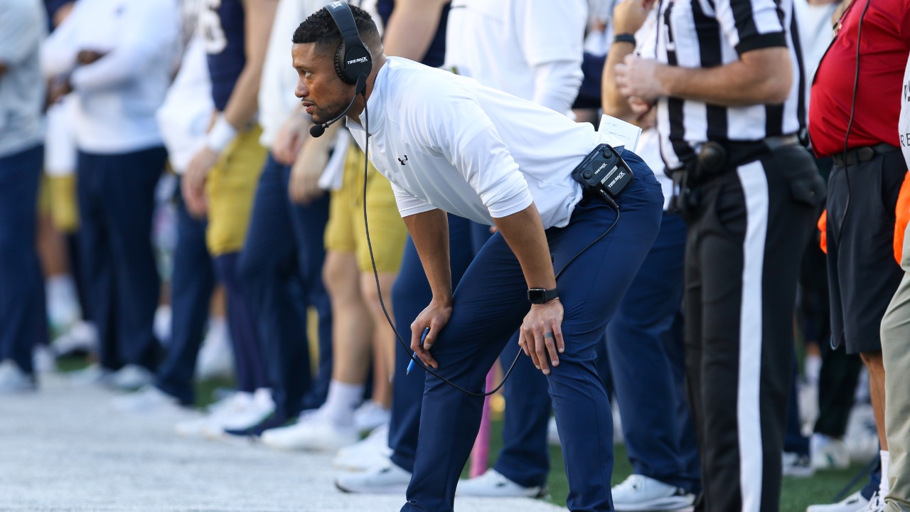 Notre Dame HC Marcus Freeman talks Syracuse, Tyler Buchner