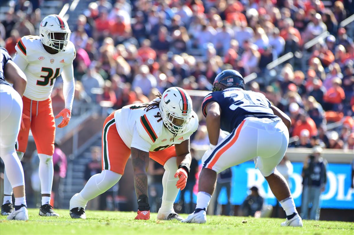 Miami Hurricanes DT Jordan Miller shares take heading to Clemson Miami Hurricanes DT Jordan Miller shares take heading to Clemson