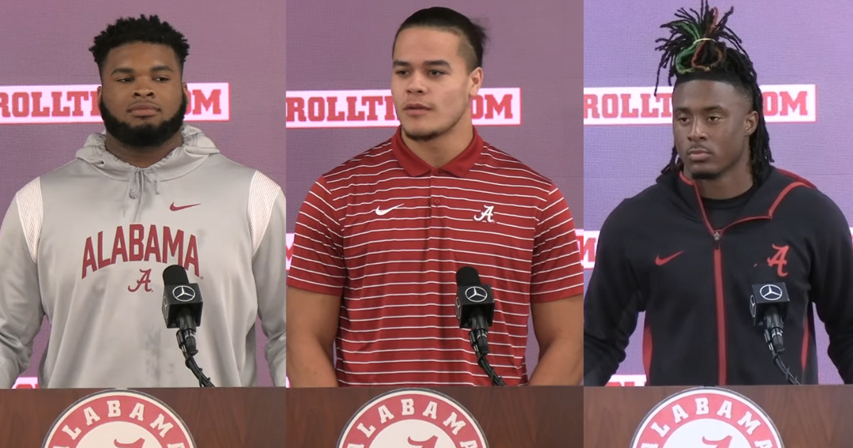 WATCH: Trio of Alabama players speak Tuesday of LSU week