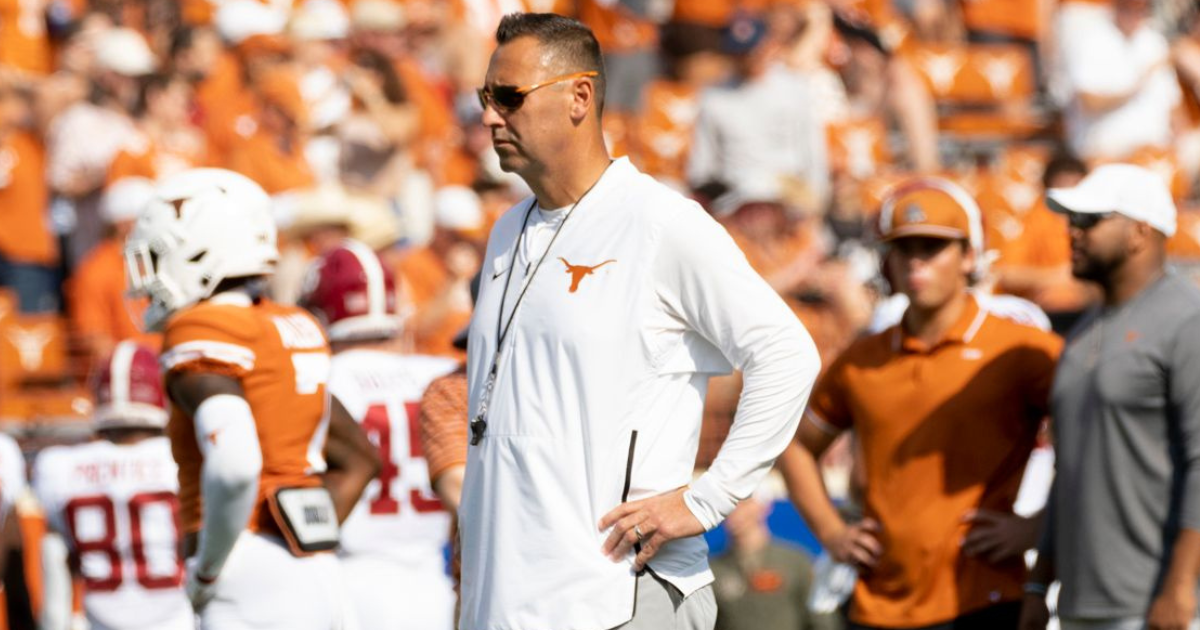 LOOK: Texas head coach Steve Sarkisian at high school game - On3