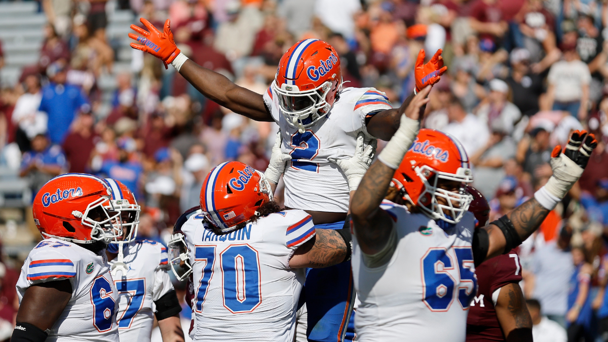 WATCH: Florida Gators celebrate win over Texas A&M