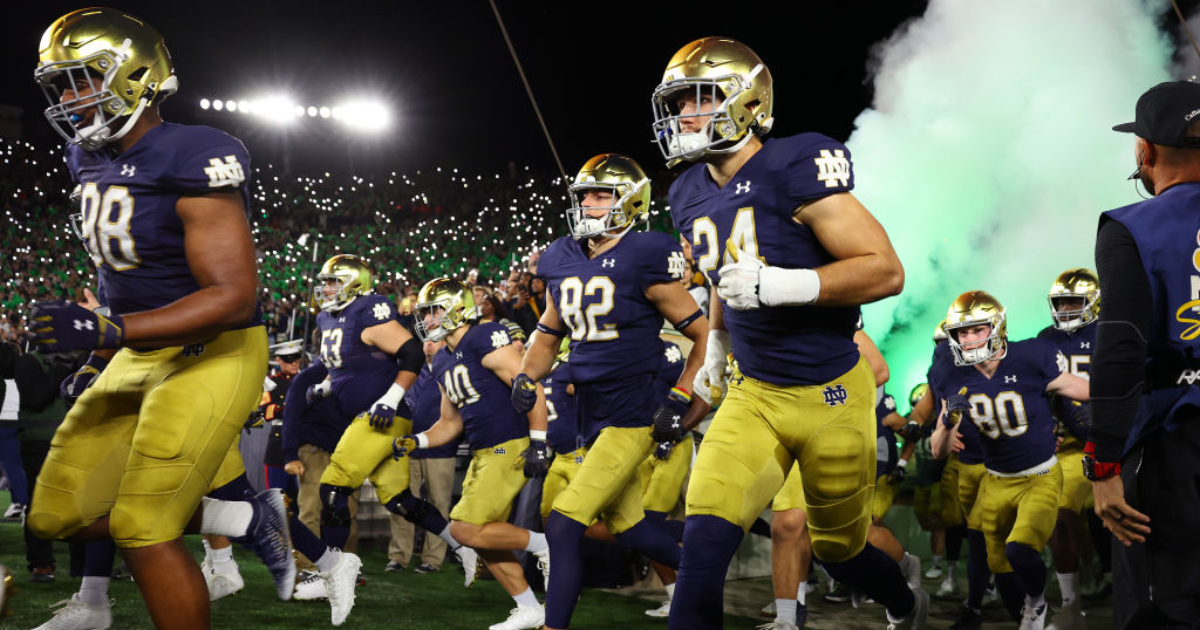 Notre Dame in College Football Playoff top 25 after Clemson win