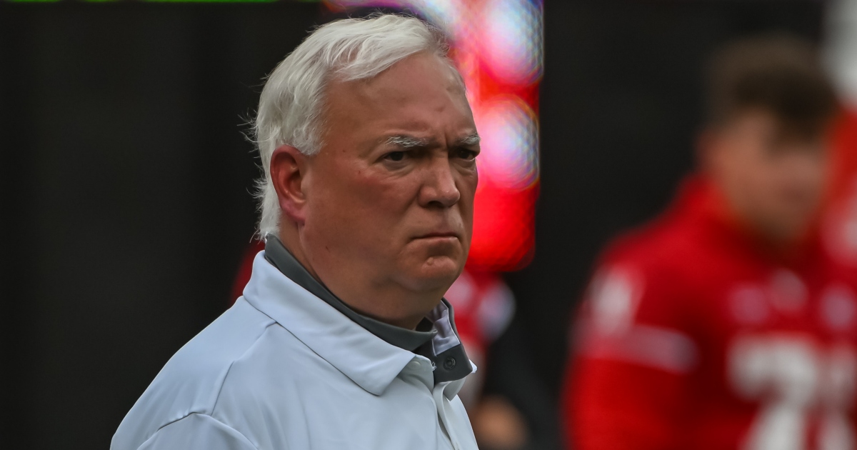 WATCH: Mark Whipple takes vicious hit on sideline collision - On3