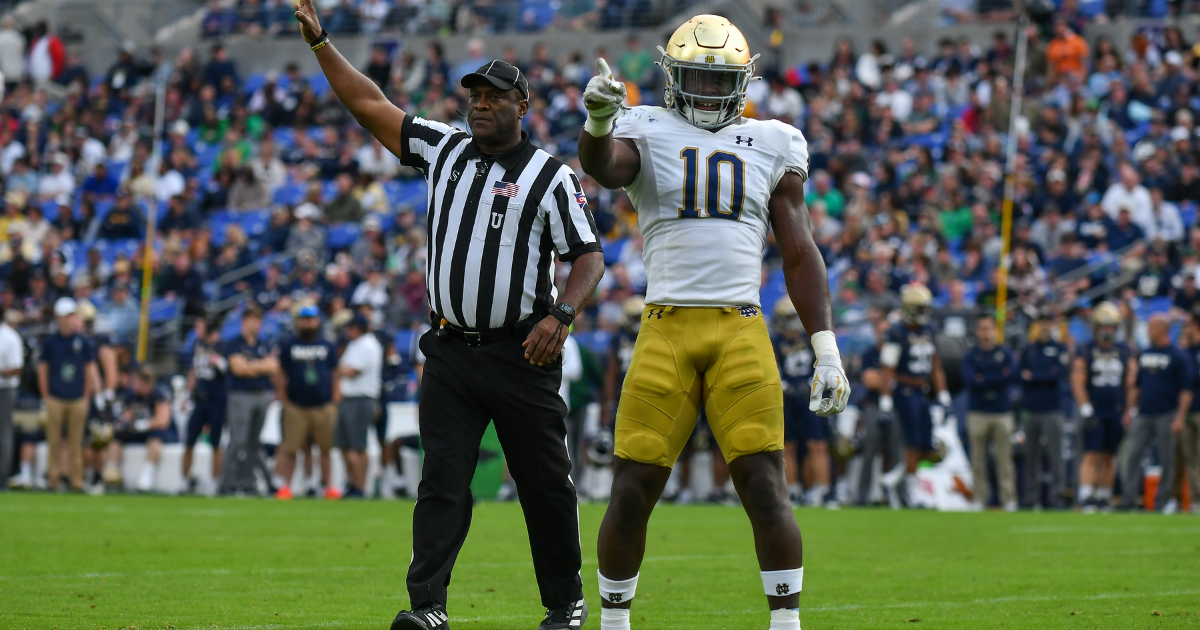 Former Notre Dame linebacker Prince Kollie commits to Vanderbilt