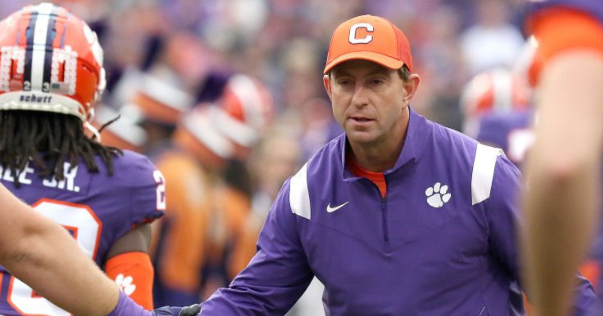 Dabo Swinney says Clemson players have 'a lot' of pride in 12-year ...