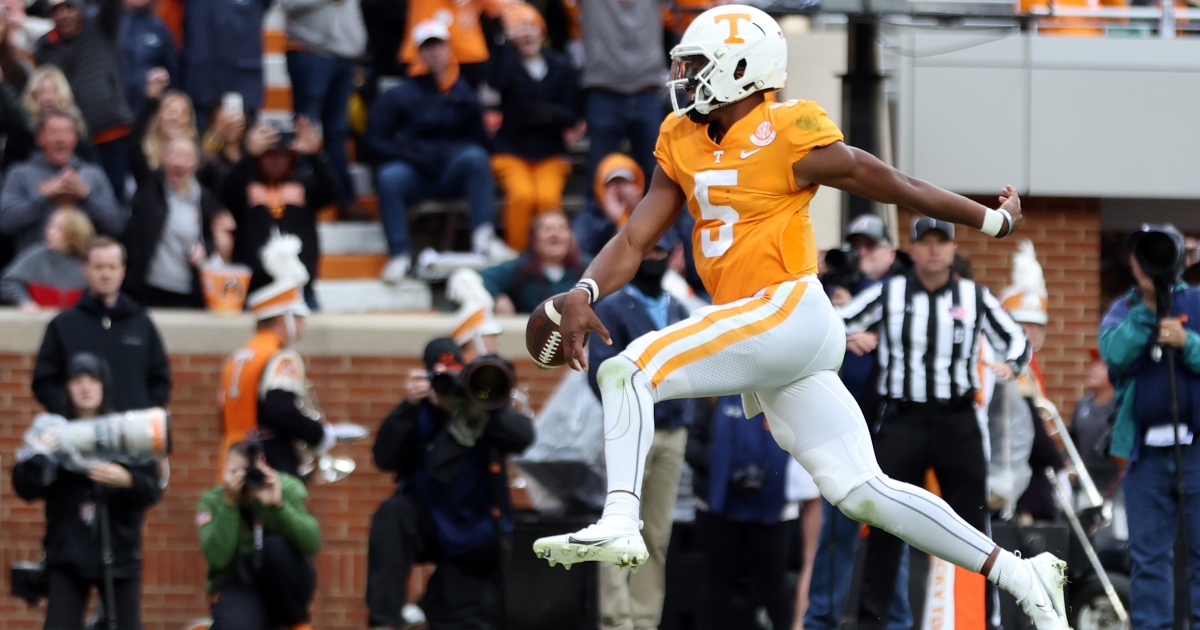 Hendon Hooker reveals his pride in Tennessee's offensive standing ...