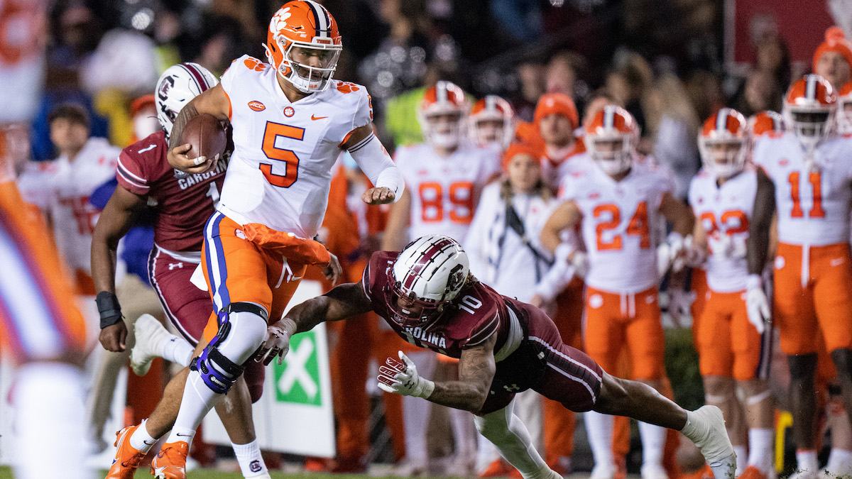Clemson opens as 11.5-point favorite over South Carolina in the ...