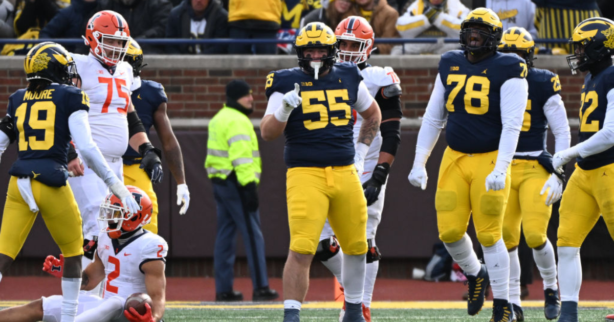 Michigan football: Snap counts, PFF grades from Illinois win