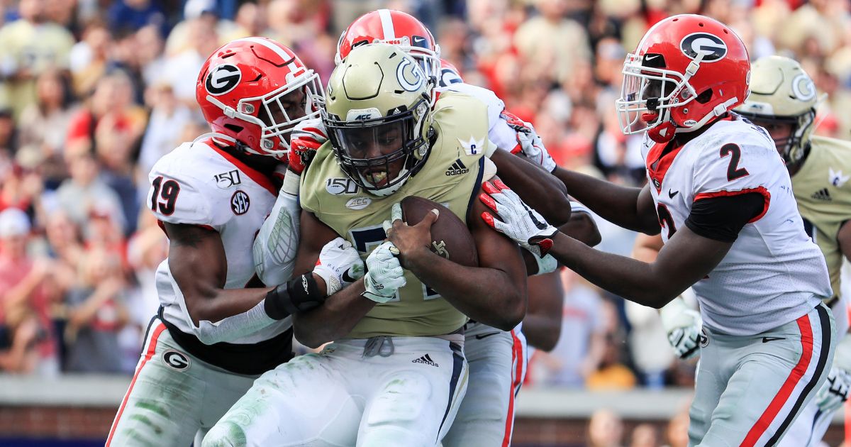 Georgia goes into Georgia Tech rivalry game as massive favorites