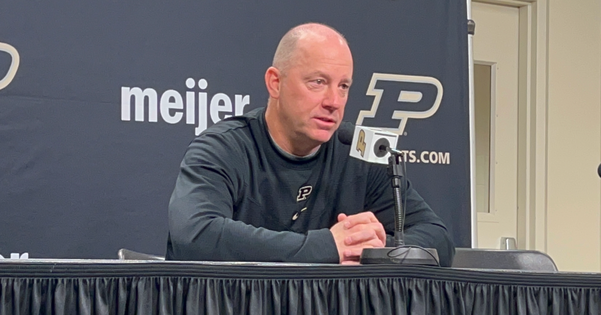 GoldandBlack.com video: Purdue coach Jeff Brohm discusses Indiana, the ...
