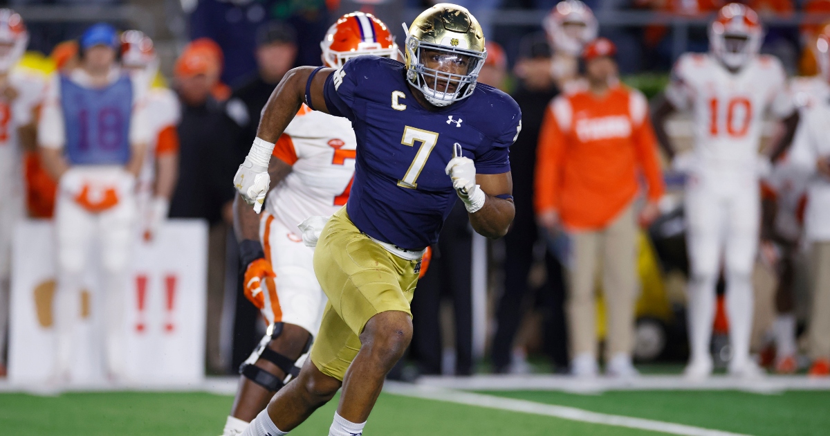 Notre Dame edge rusher Isaiah Foskey declares for the 2023 NFL Draft - On3